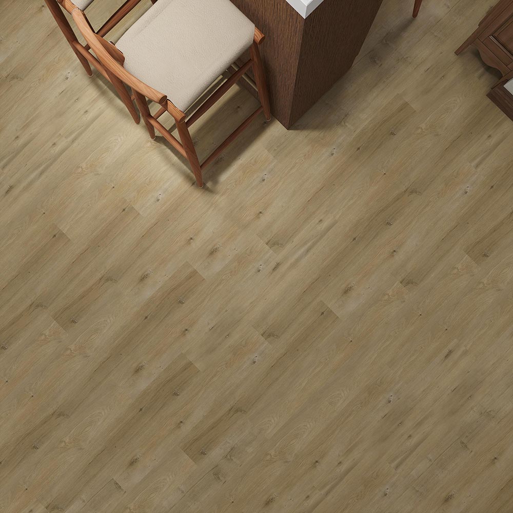 China Random Embossing Texture Oak Grain Hybrid Click Flooring ...
